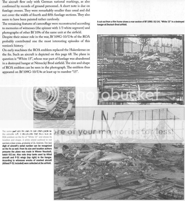 ROA Bf 109 markings - Aircraft WWII - Britmodeller.com