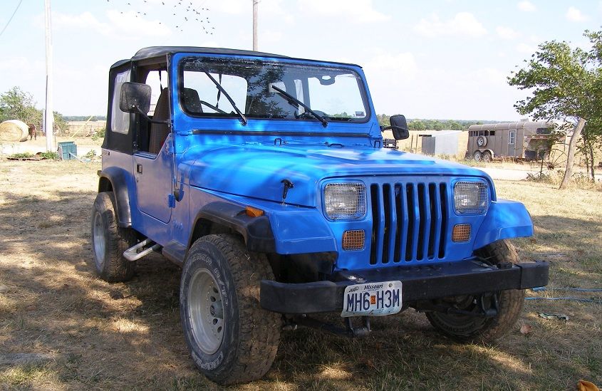 White to Blue rattle can paint job | Page 3 | Jeep Wrangler Forum